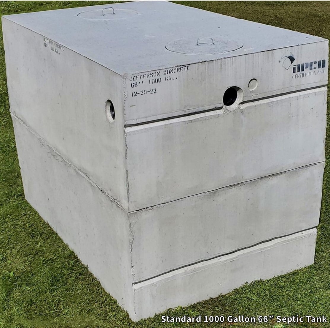1000 Gal Cement Septic Tanks 1000 Gallon Septic Tank